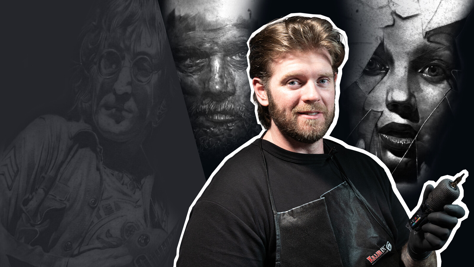 Como tatuar retratos a preto e cinza com Jay Butler - Abastecimentos de ...